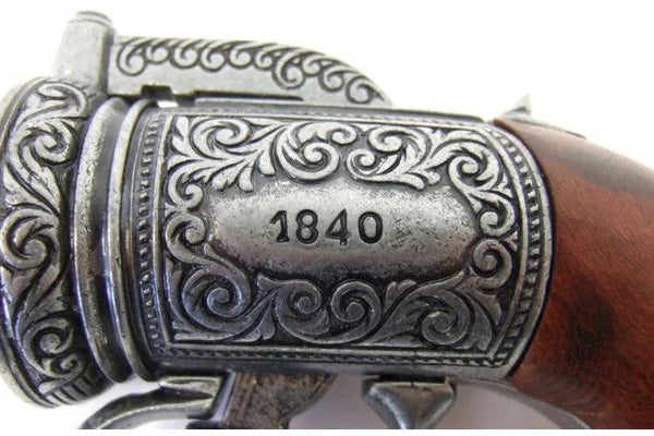 Denix 1840 Pepper-Box Old West Non-Firing Revolver Replica | Shop Now ...
