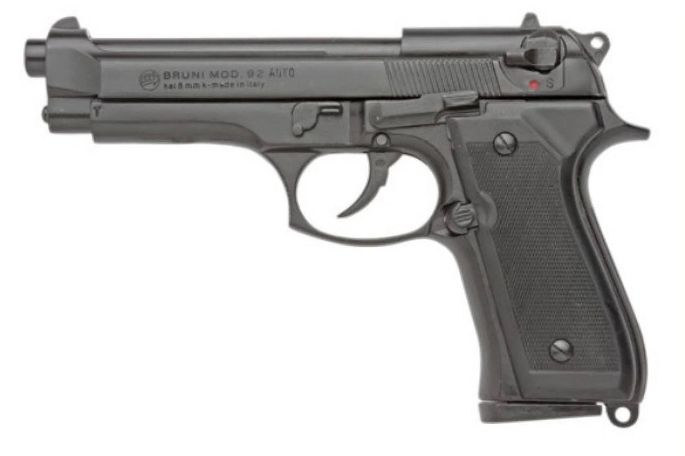 Bruni M92 Full Automatic Top Firing Blank Gun in Black | Buy Online ...